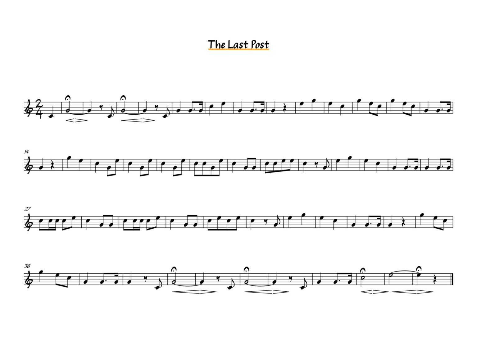 Free Sheet Music for Trumpet and other Brass Instruments